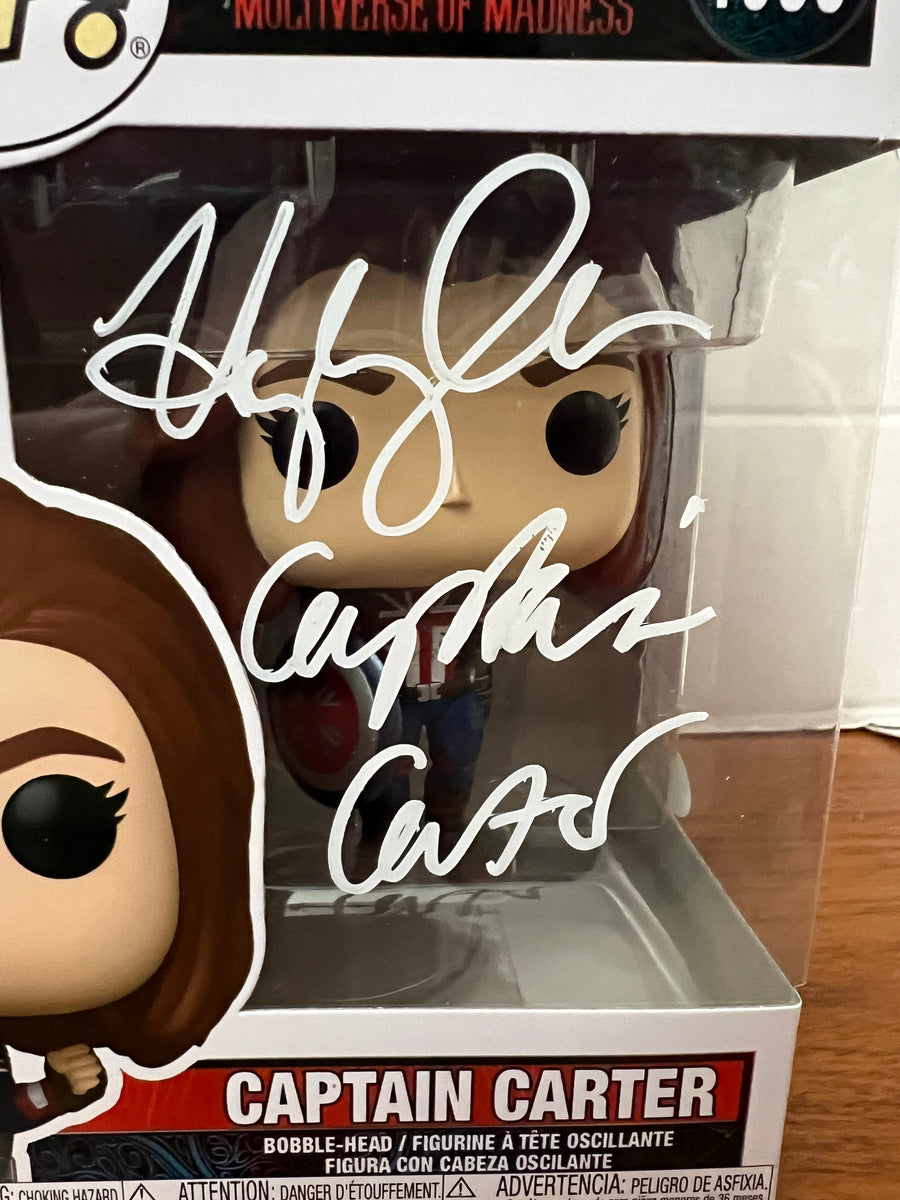 Captain Carter Funko POP signed by Hayley Atwell – LCFStore.com