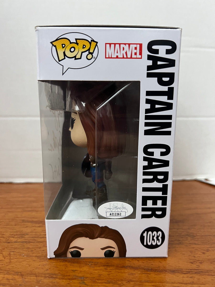 Captain Carter Funko POP signed by Hayley Atwell – LCFStore.com