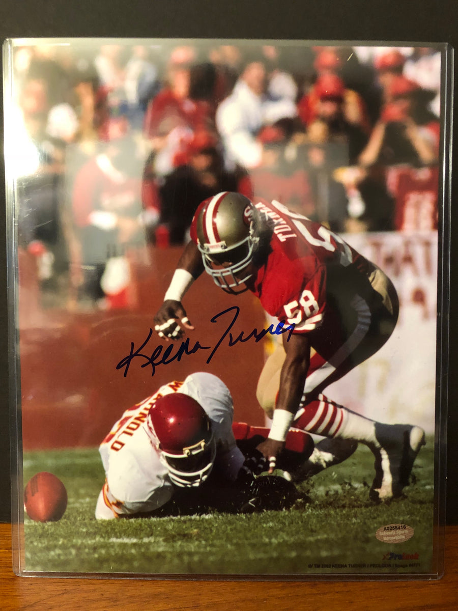 San Francisco 49ers legend Keena Turner autograph photo. – LCFStore.com