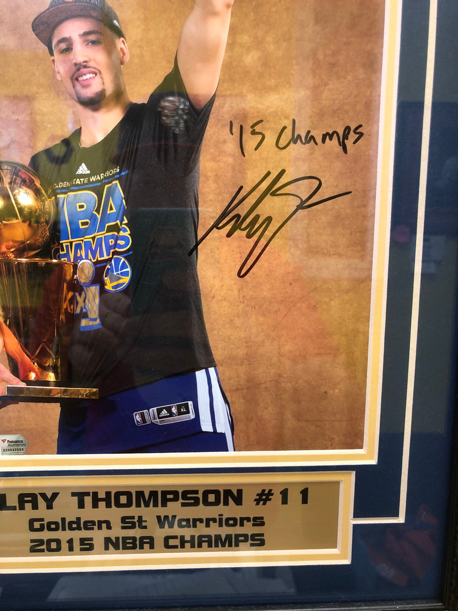 Golden State Warriors Klay Thompson autograph photo – LCFStore.com
