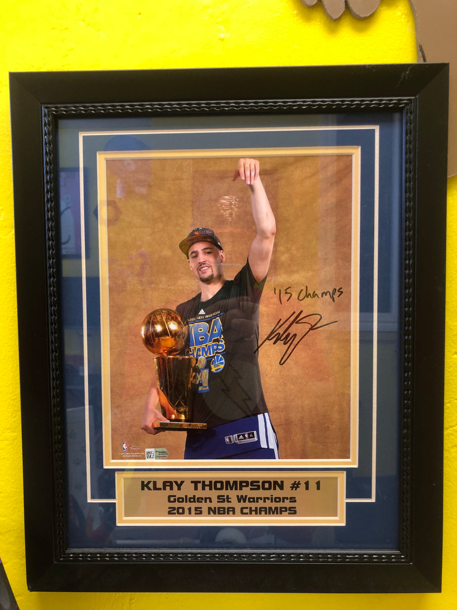 Golden State Warriors Klay Thompson autograph photo – LCFStore.com